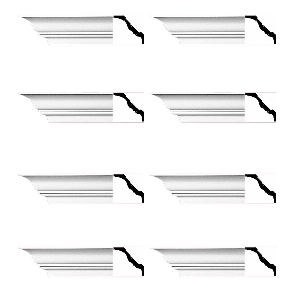 Renovator's Supply Cornice Crown Mouldings White Urethane Princess Anne ...