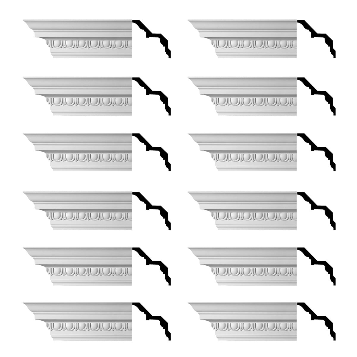 Renovator's Supply Cornice Crown Mouldings White Urethane Saint Denis ...