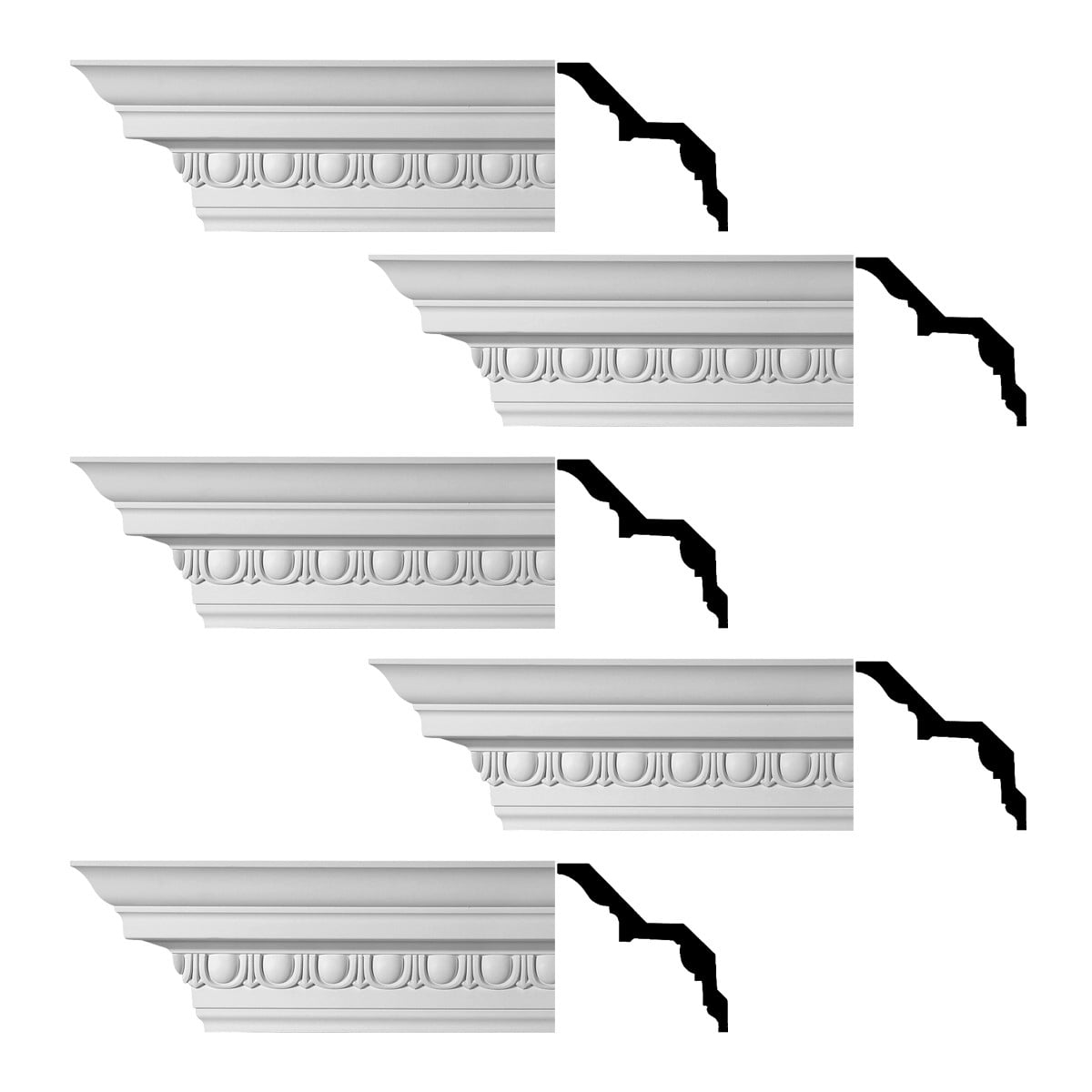 Renovator's Supply Cornice Crown Mouldings White Urethane Saint Denis ...