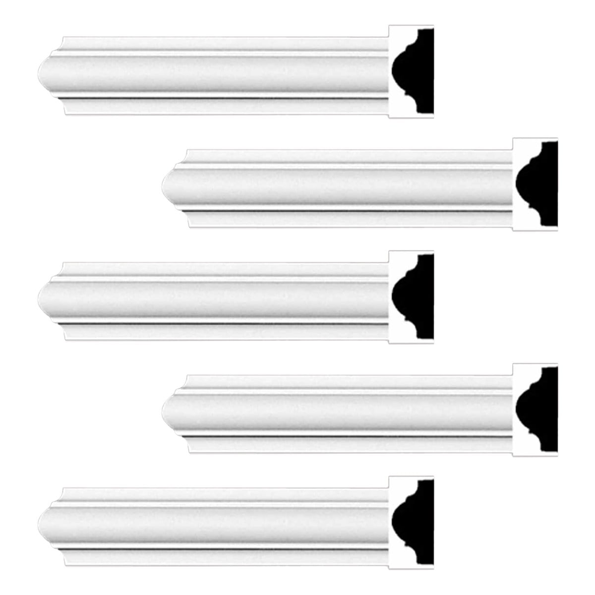 Renovator's Supply Cornice Crown Mouldings White Urethane Simple DIY ...