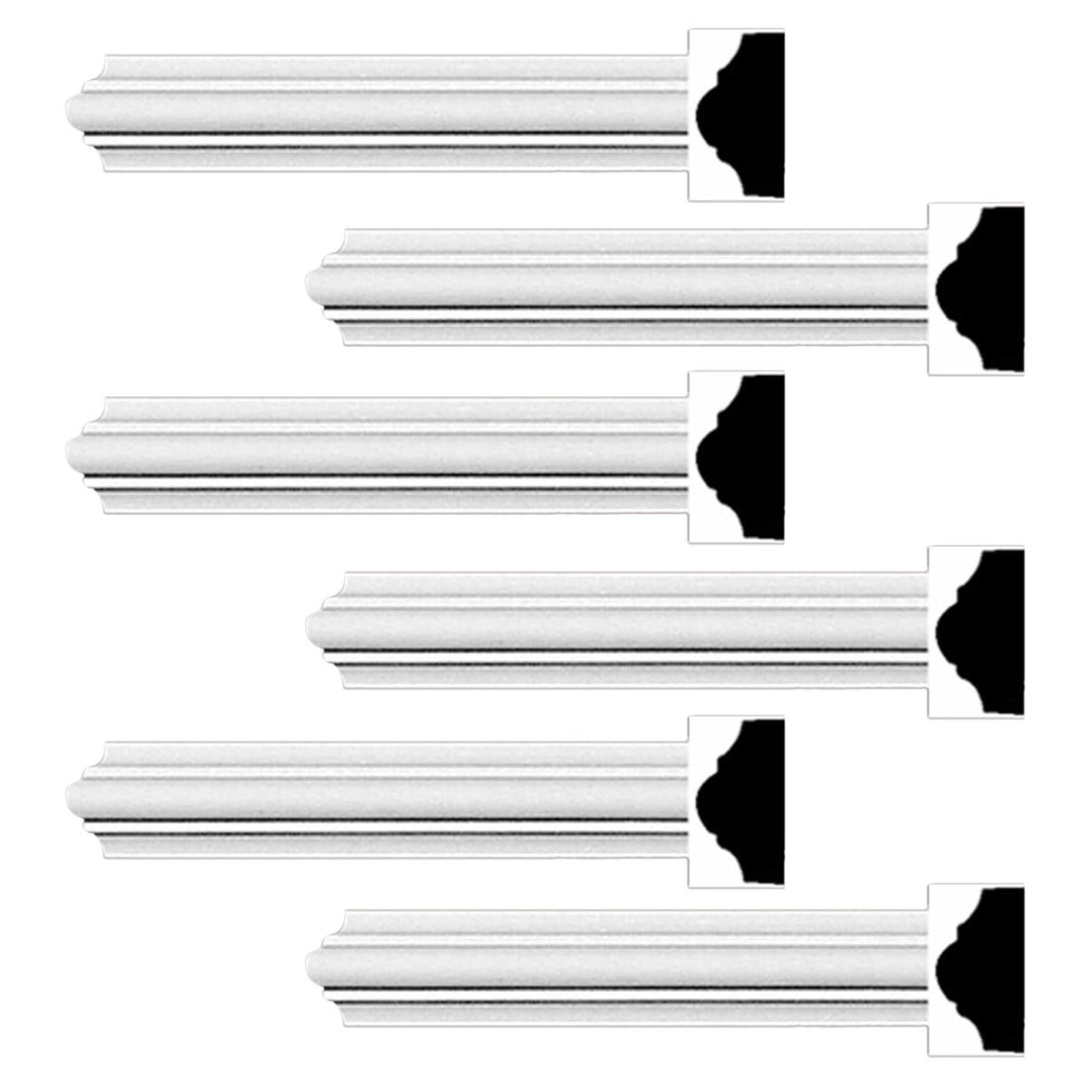 Renovator's Supply Cornice Crown Mouldings White Urethane Simple DIY ...