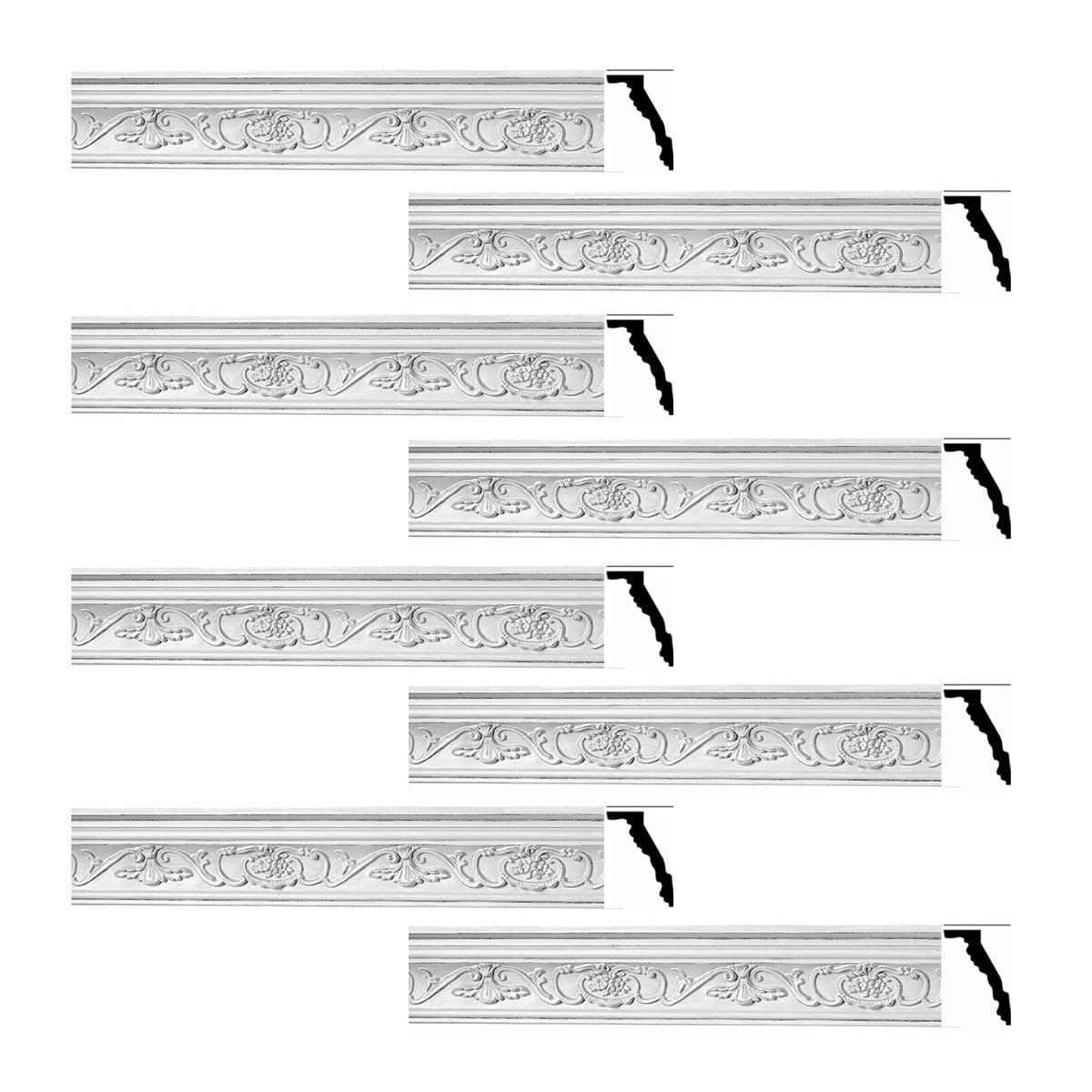 Renovator's Supply Cornice Crown Mouldings White Urethane Vineyard DIY ...