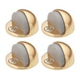 Renovators Supply 4 Pcs Brass Door Stopper Dome Floor Mount Door Bumper ...