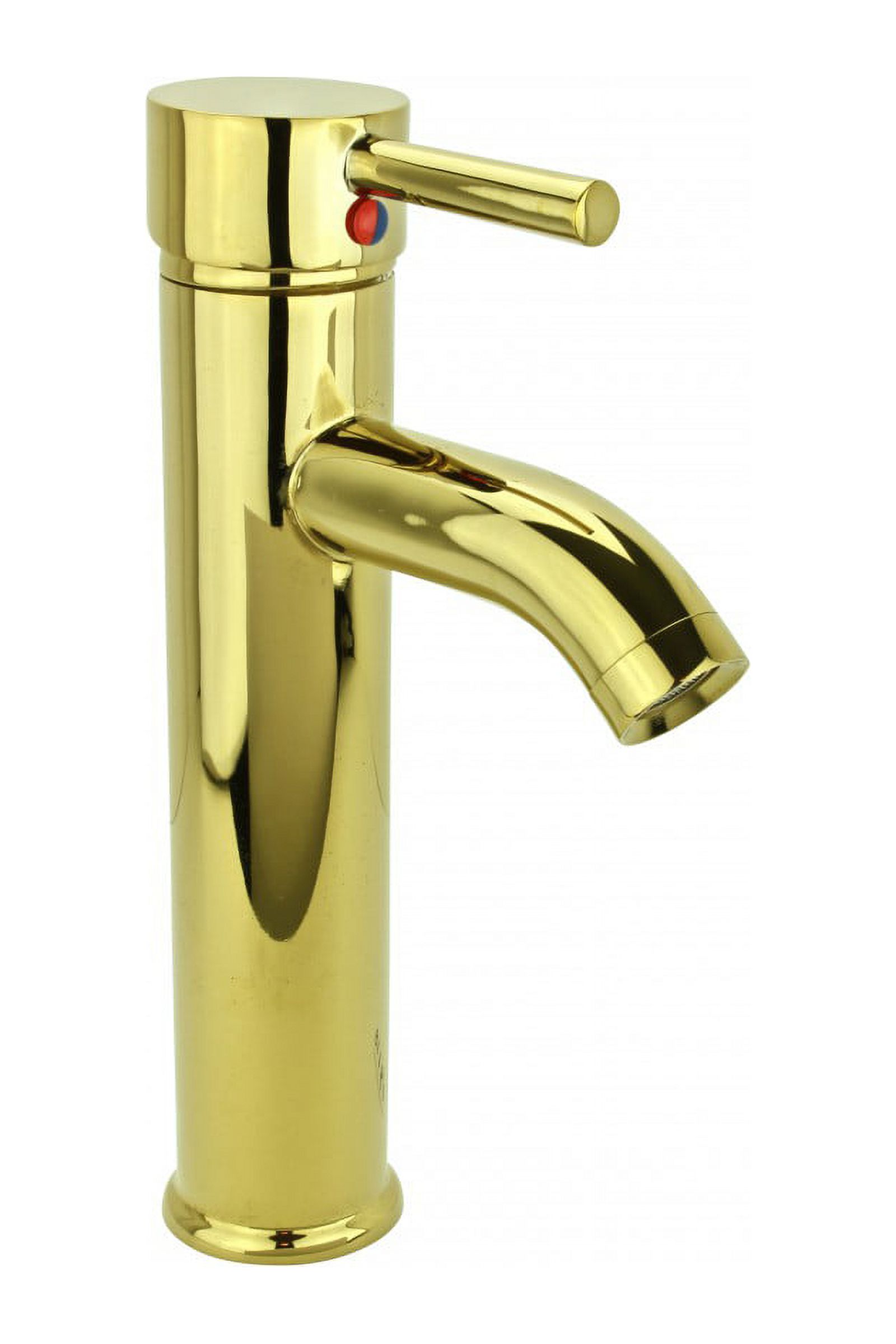 Renovators Supply Bathroom Faucets 9.5" Brass PVD Single Hole Bathroom ...