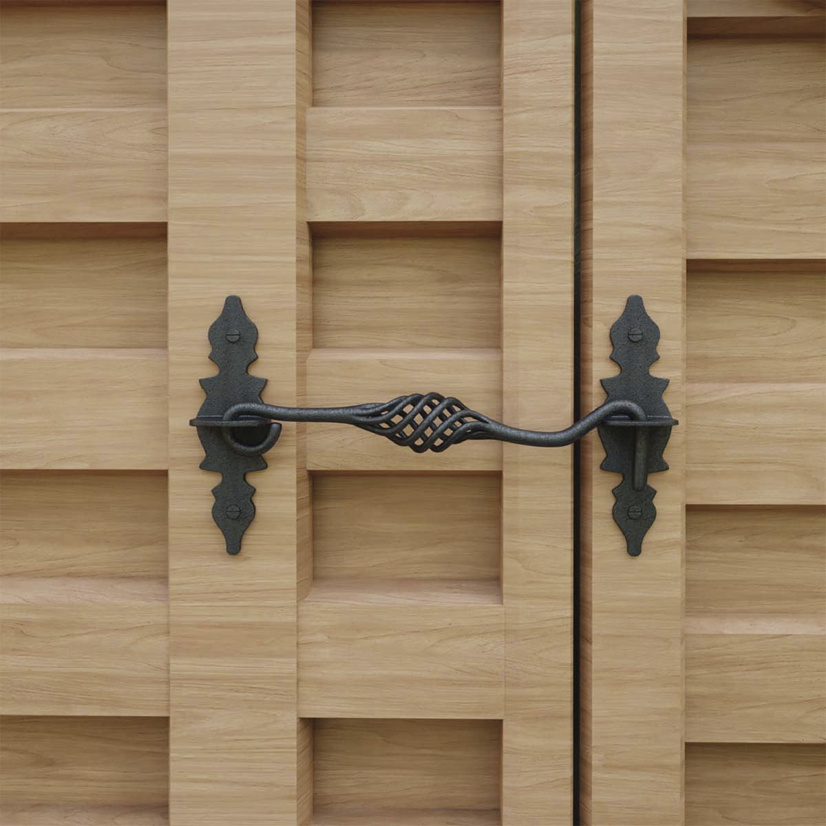 Renovators Supply Black Birdcage Cabin Hook Eye Latches 6.5" L ...