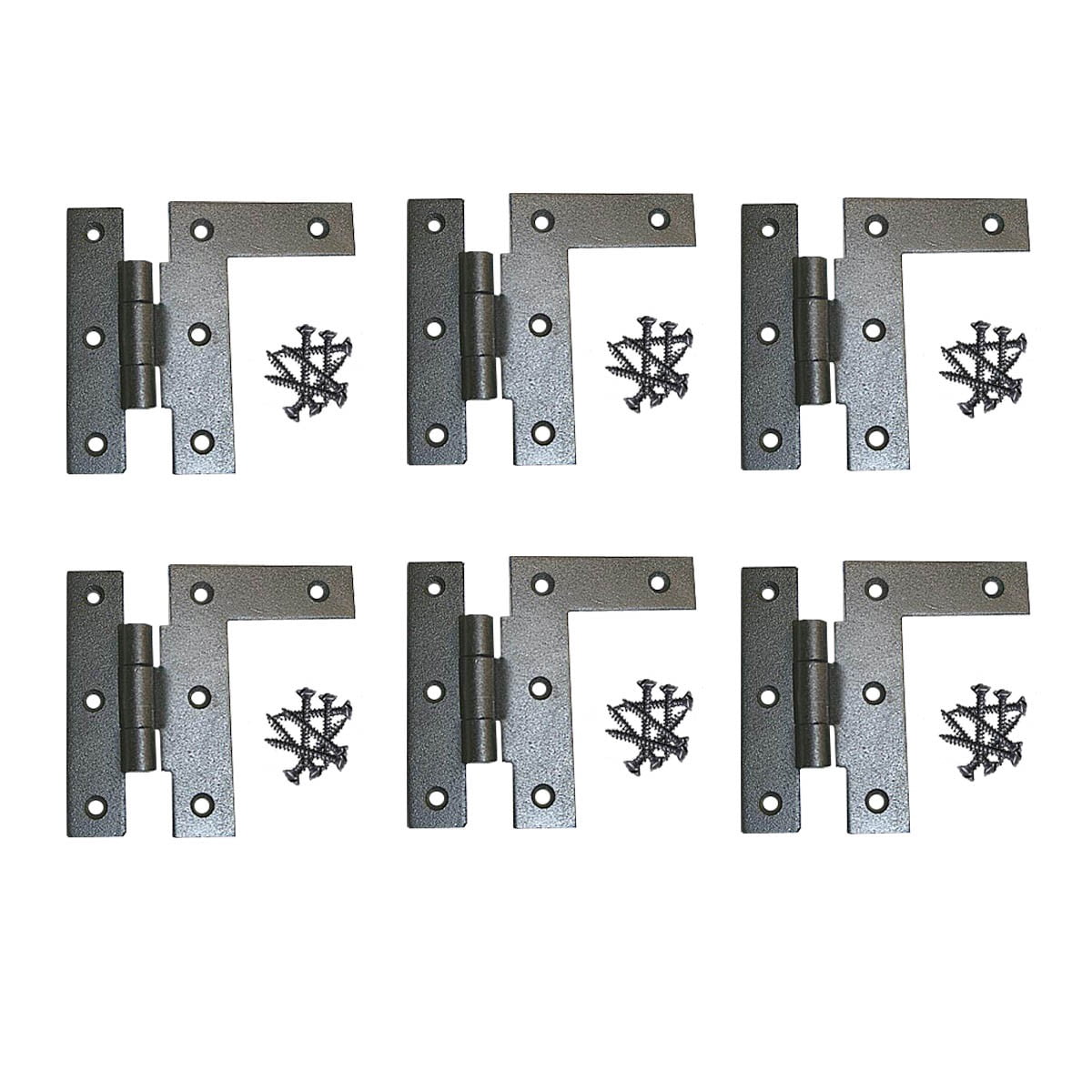 Renovators Supply Black Cabinet Hinges 3.5 in HL Offset Hinge Right ...
