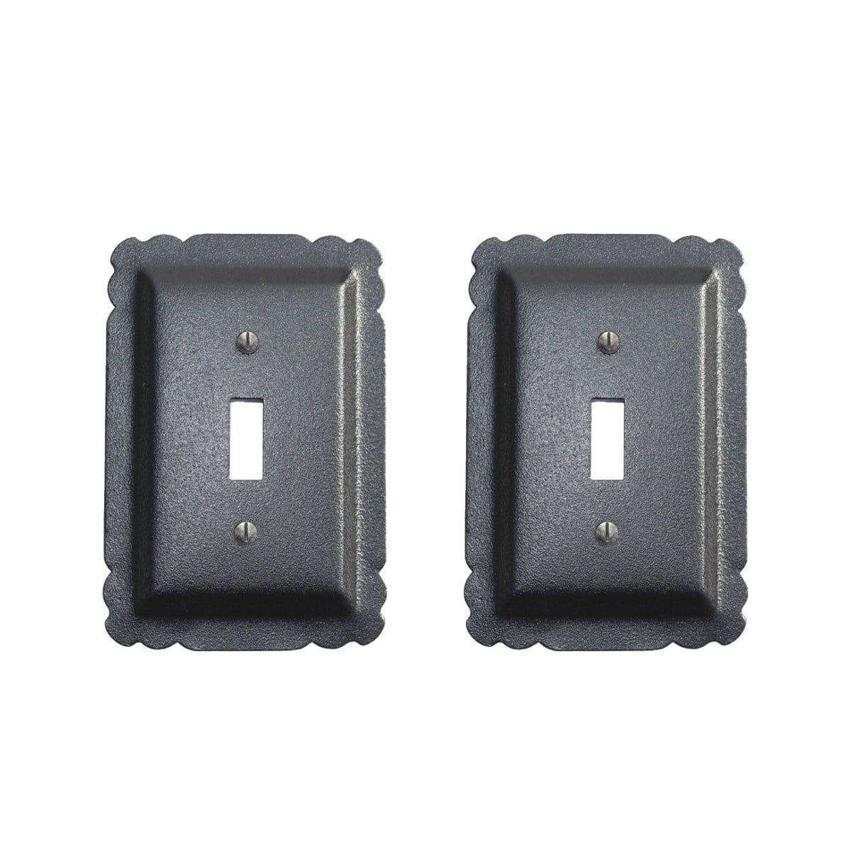 Renovators Supply Black Steel Toggle Switch Plate Antique Decorative ...