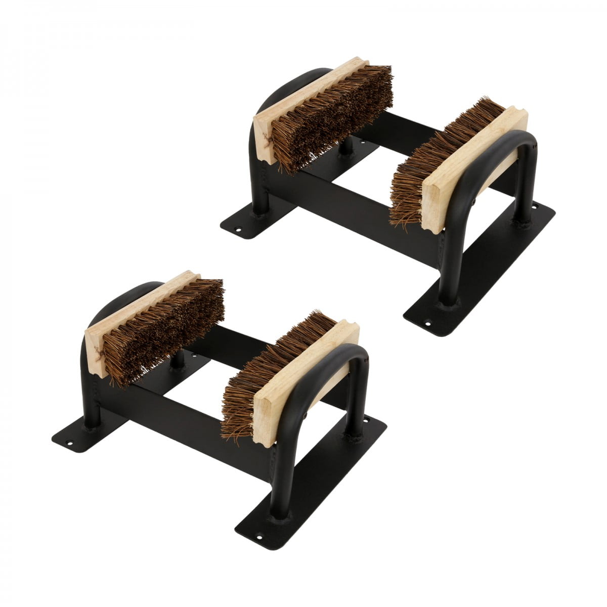 Renovators Supply Boot Scraper 12" Black Wrought Iron Floor Mount Boot ...