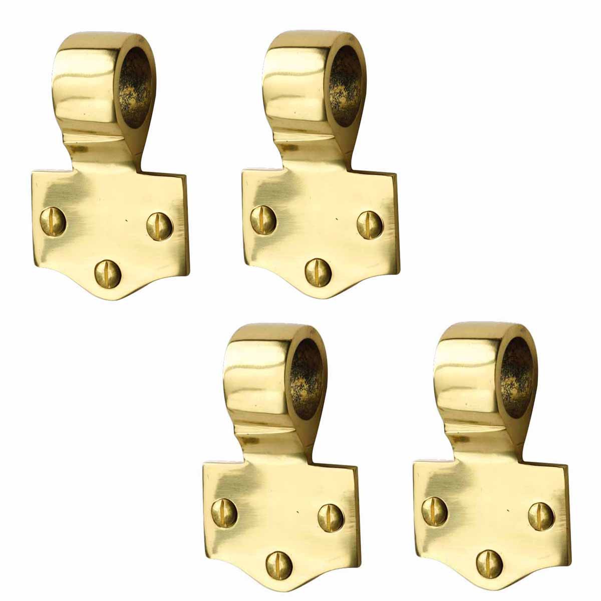 Renovators Supply Brass Window Sash Lift 2.5 in Lacquered Finish Offset ...