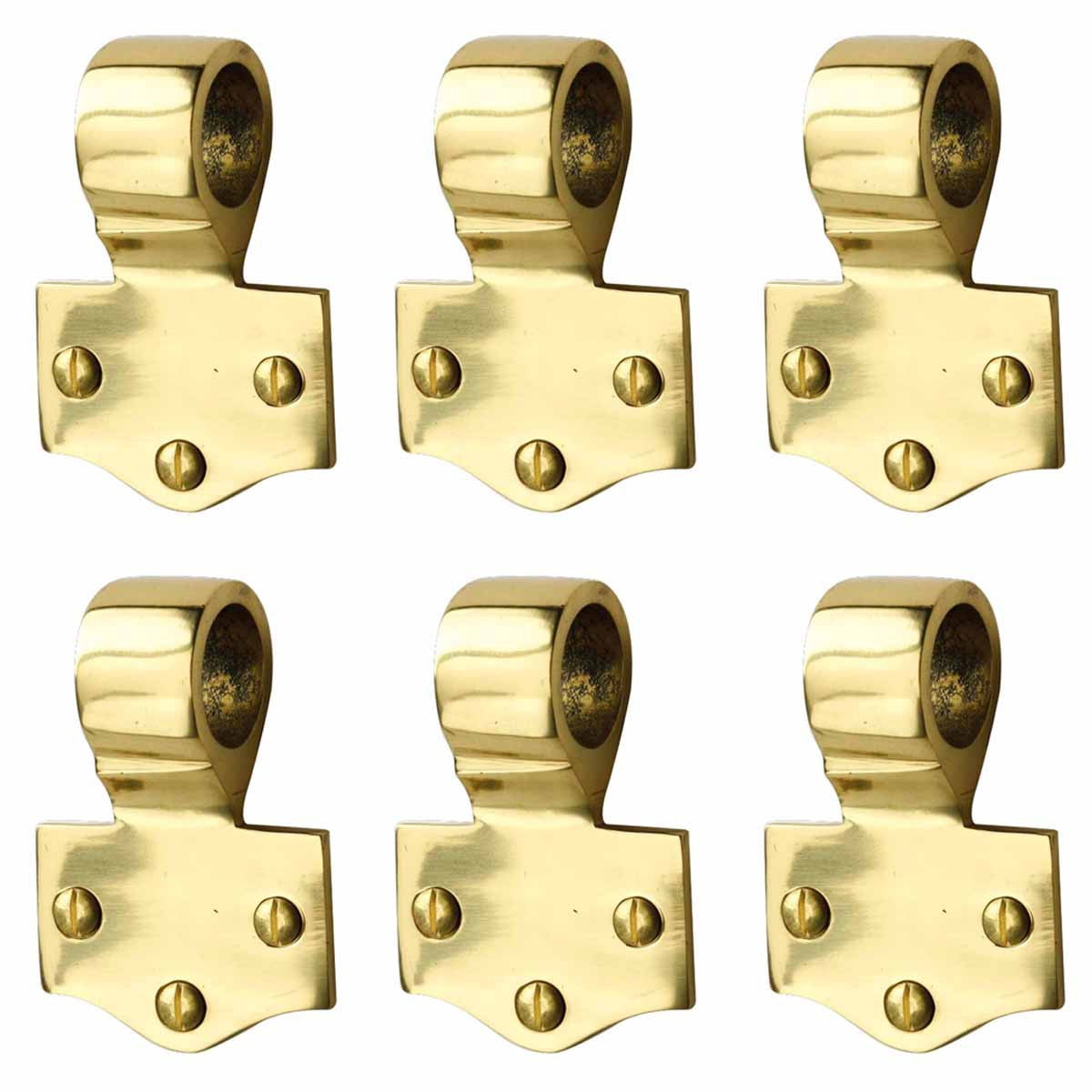 Renovators Supply Brass Window Sash Lift 2.5 in Lacquered Finish Offset ...