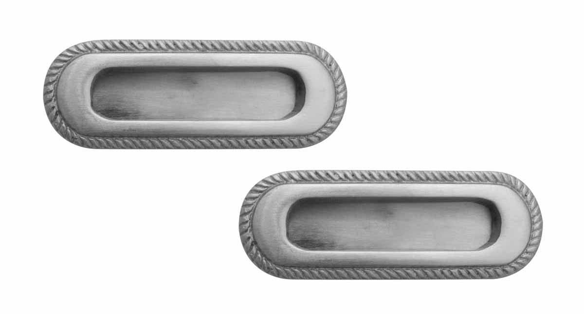 Renovators Supply Brass Window Sash Lift 4" Satin Chrome Georgian Rope ...