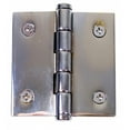 Renovators Supply Cabinet Hinge Solid Brass 2" x 2" Chrome-Plated ...