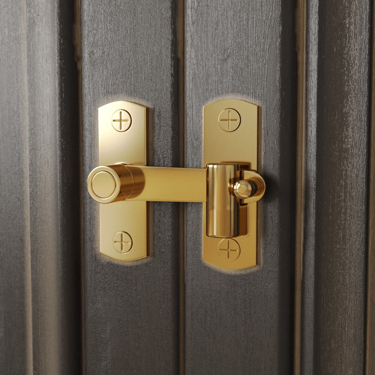 Renovators Supply Cabinet Locks 2.12" Brass Cabinet Door Latch w/Screws ...