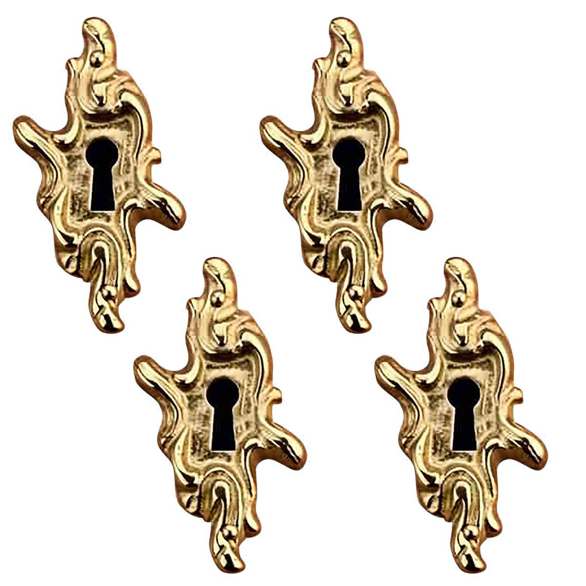 Renovators Supply Escutcheon Keyhole Cover 2 1/2 H x 1 3/8 W " Solid ...