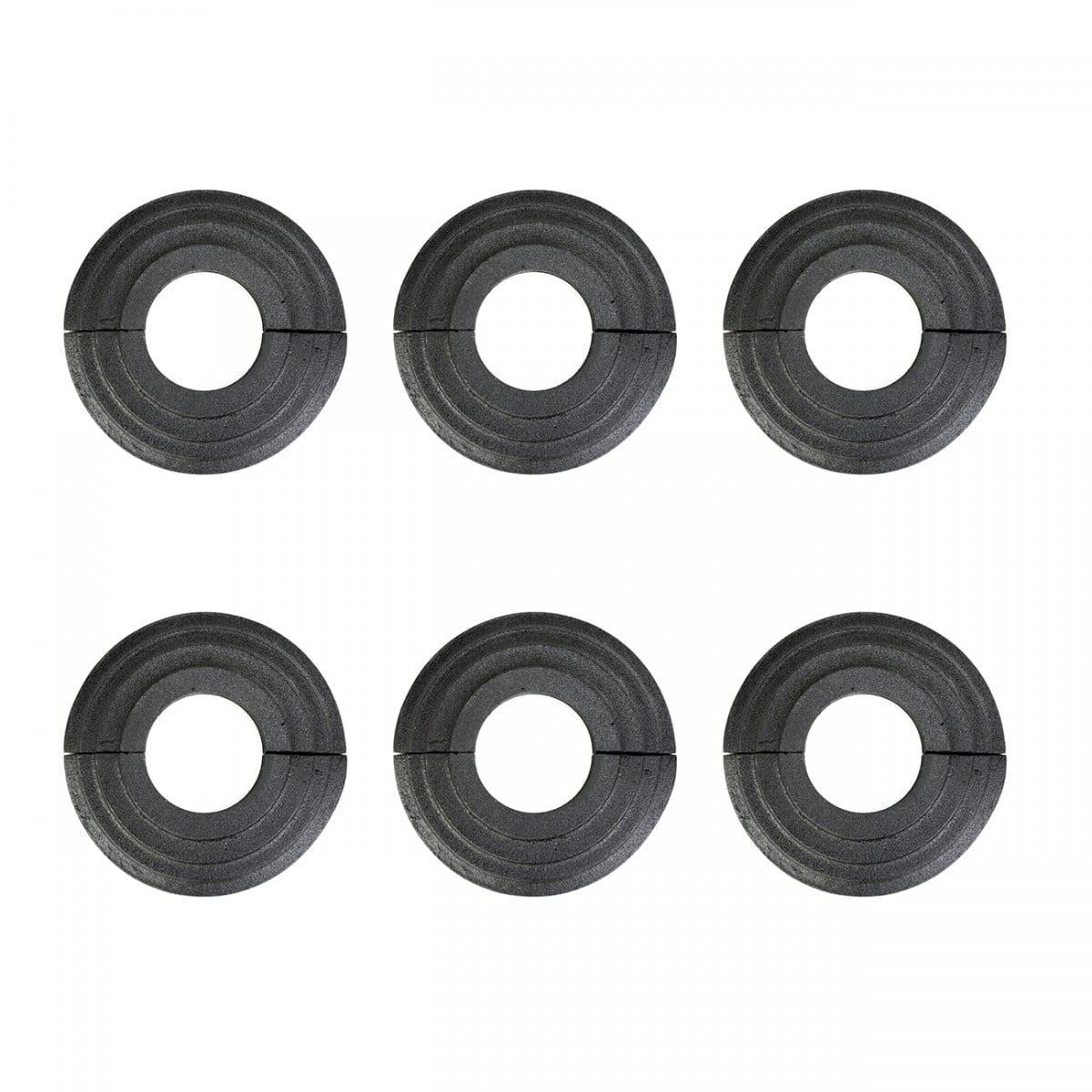 Renovators Supply Escutcheon Plate 3" OD Aluminum Escutcheon Black ...