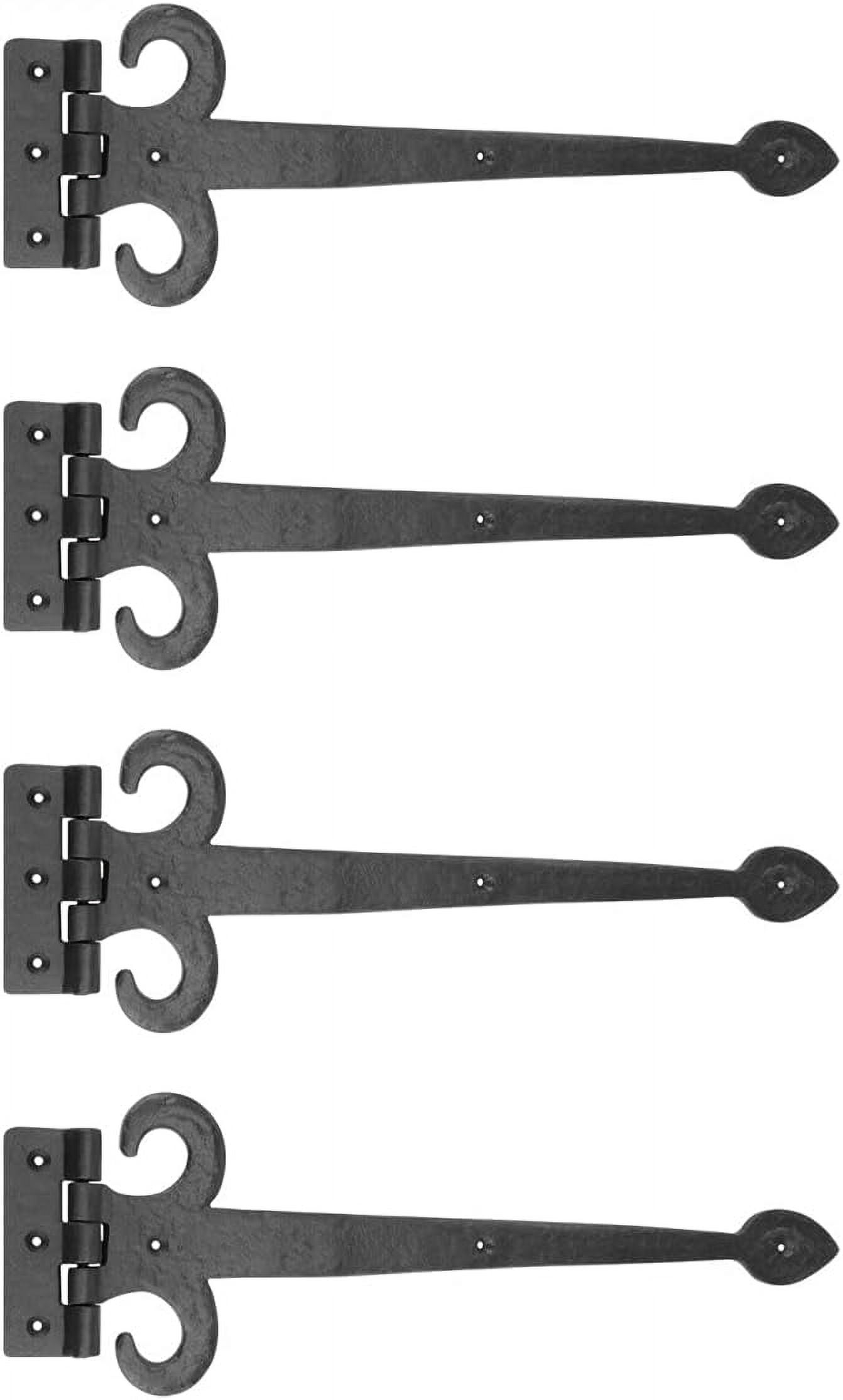 Renovators Supply Flush Mount Strap Hinge - Wrought Iron Spade Tip ...