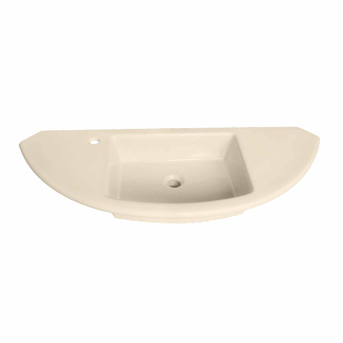 Renovators Supply Ion 43 1/2" Countertop Vessel Bathroom Sink Biscuit ...