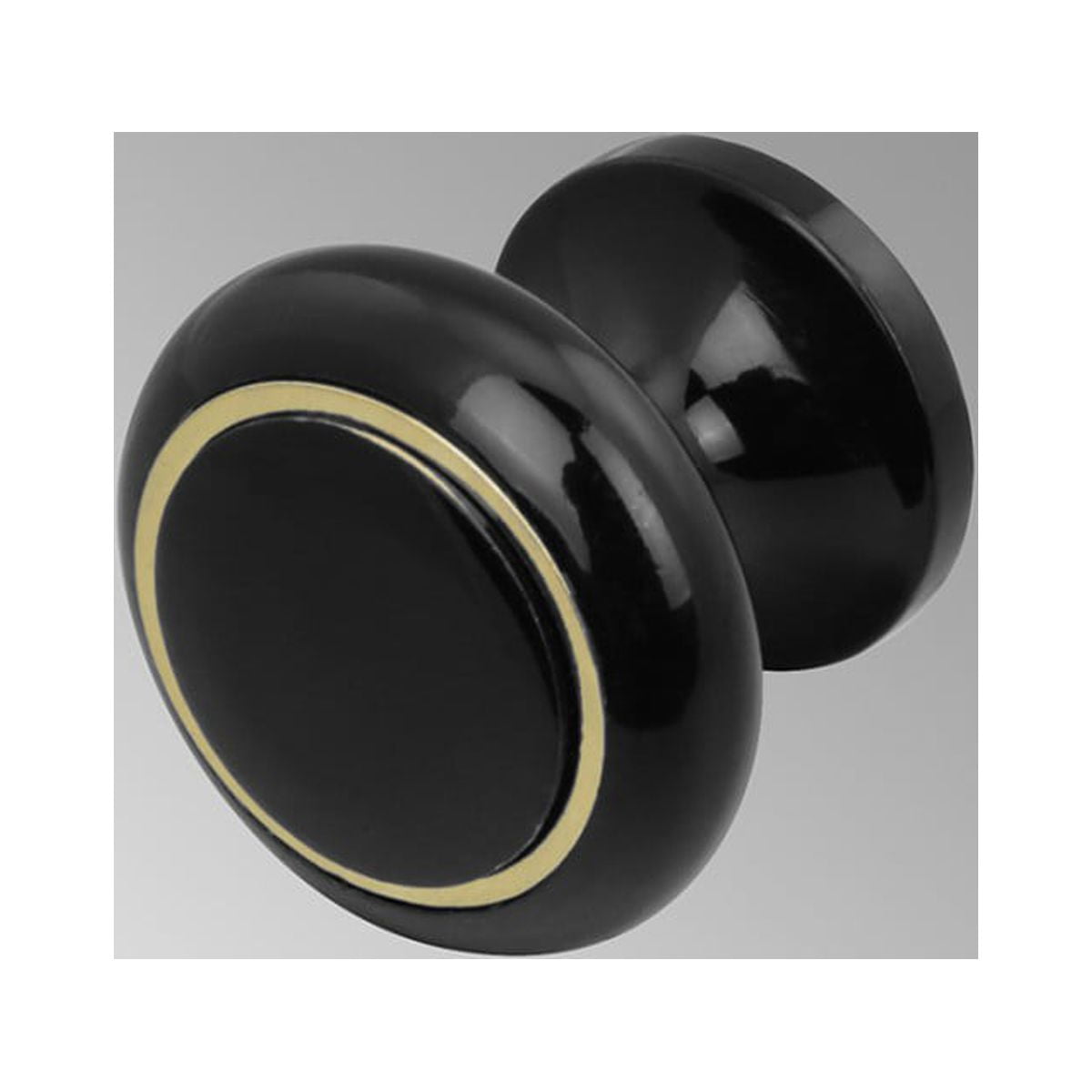 Renovators Supply Kitchen Cabinet Knobs Antique 1 in. Ball- Black Brass ...