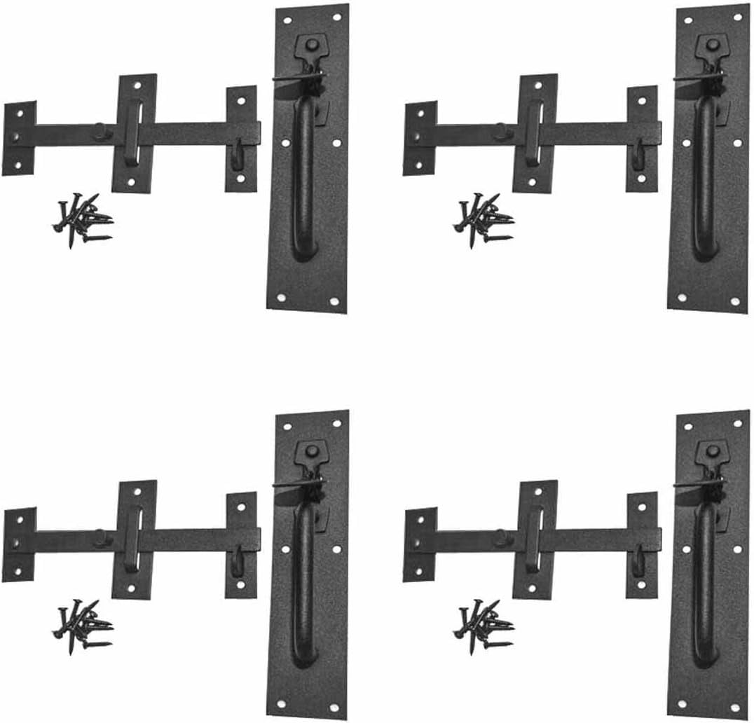 Renovators Supply Manufacturing Black Wrought Iron Norfolk Door Latches ...