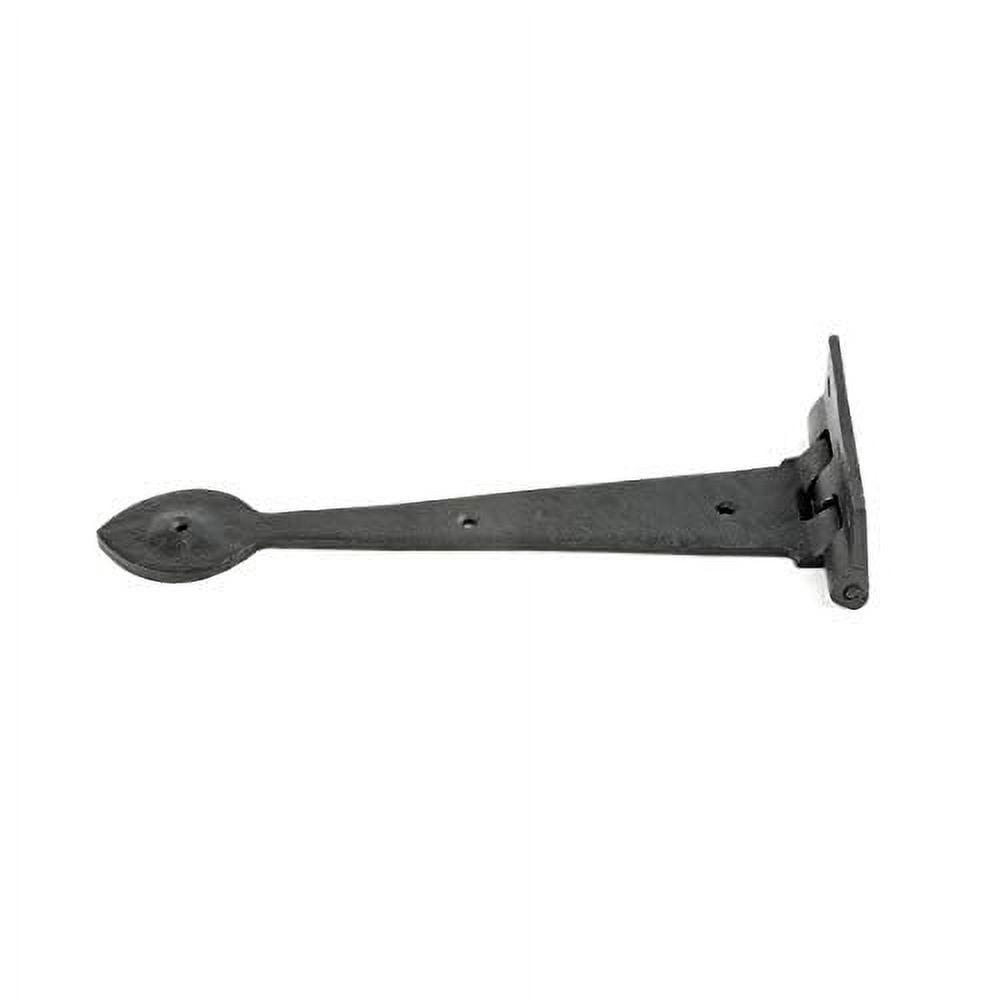 Renovators Supply Manufacturing Strap Hinge 10.5 in. Black Wrought Iron ...
