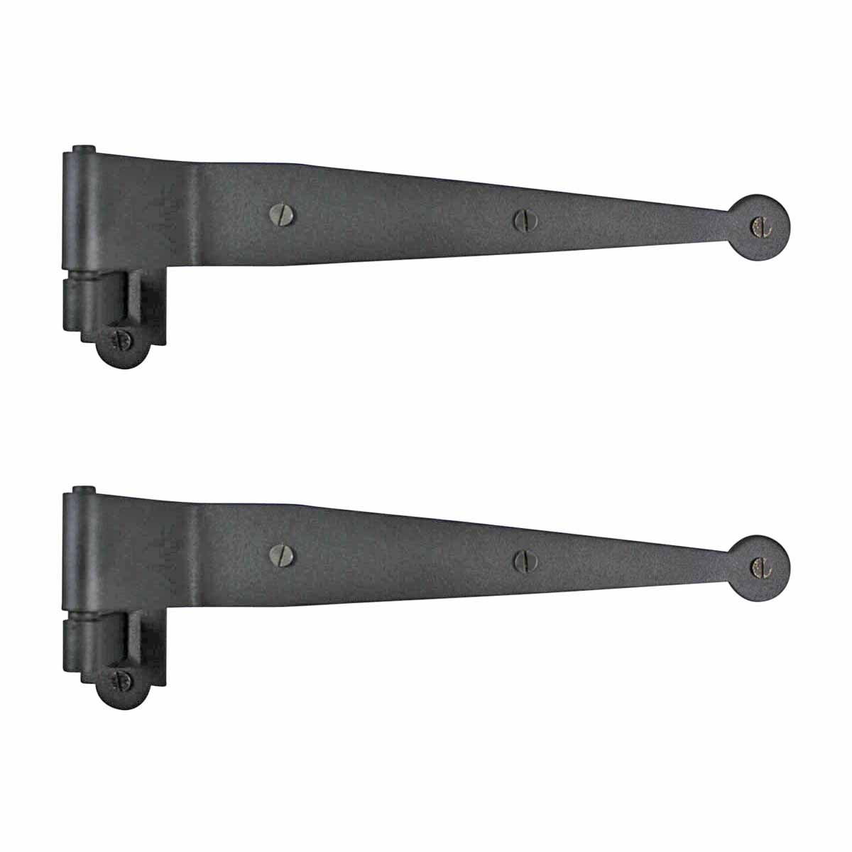 Renovators Supply Offset Lift Off Pintle Strap Hinge 11 3/4" Black ...