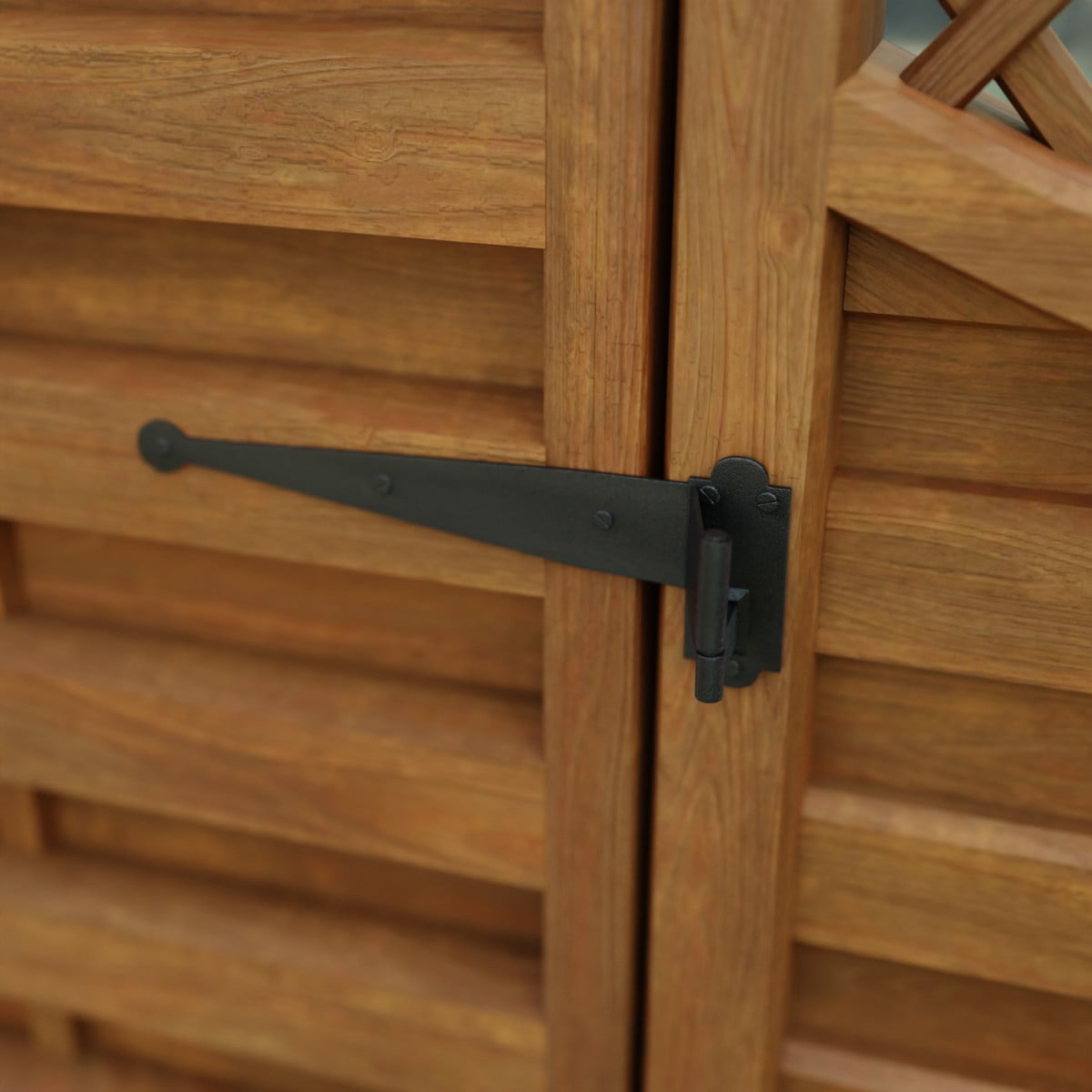 Renovators Supply Offset Lift Off Pintle Strap Hinge 11-3/4" Black ...