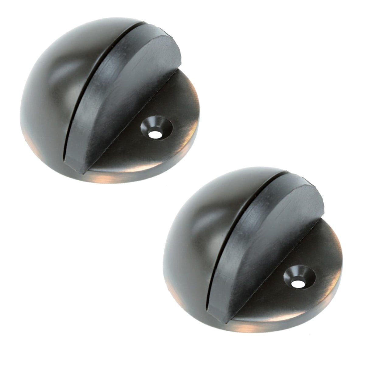 Renovators Supply Oil Rubbed Bronze Solid Brass Door Stop Bumper Floor ...
