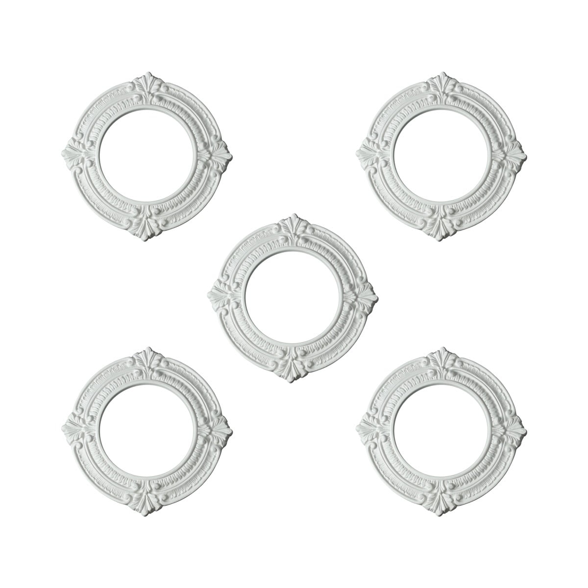 Renovators Supply Recessed Lighting Trim 10 in. Wide White Polyurethane ...
