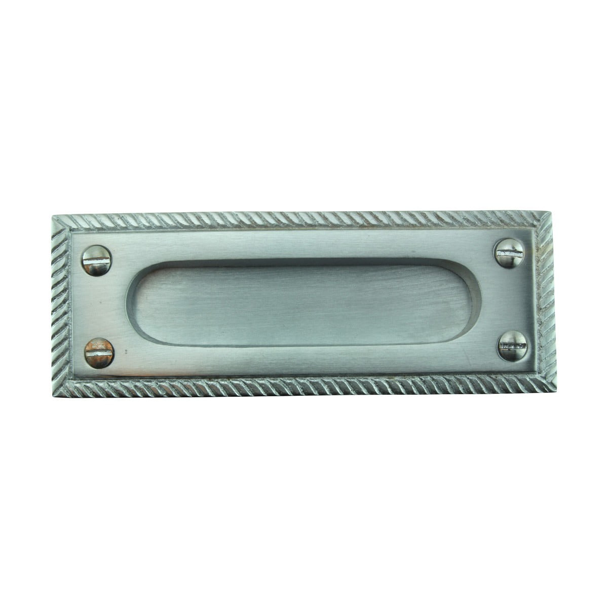 Renovators Supply Rectangular Brass Window Sash Lift 5" Satin Chrome ...