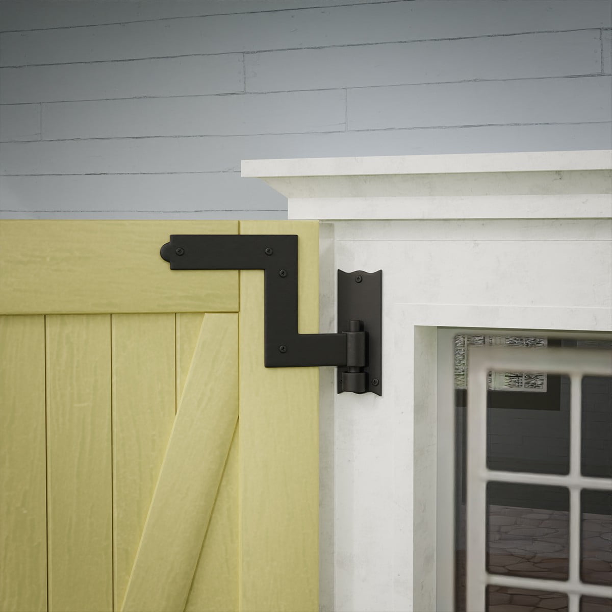 Renovators Supply Shutter Lift Off Pintle Hinges 6 1/2" Black Wrought ...