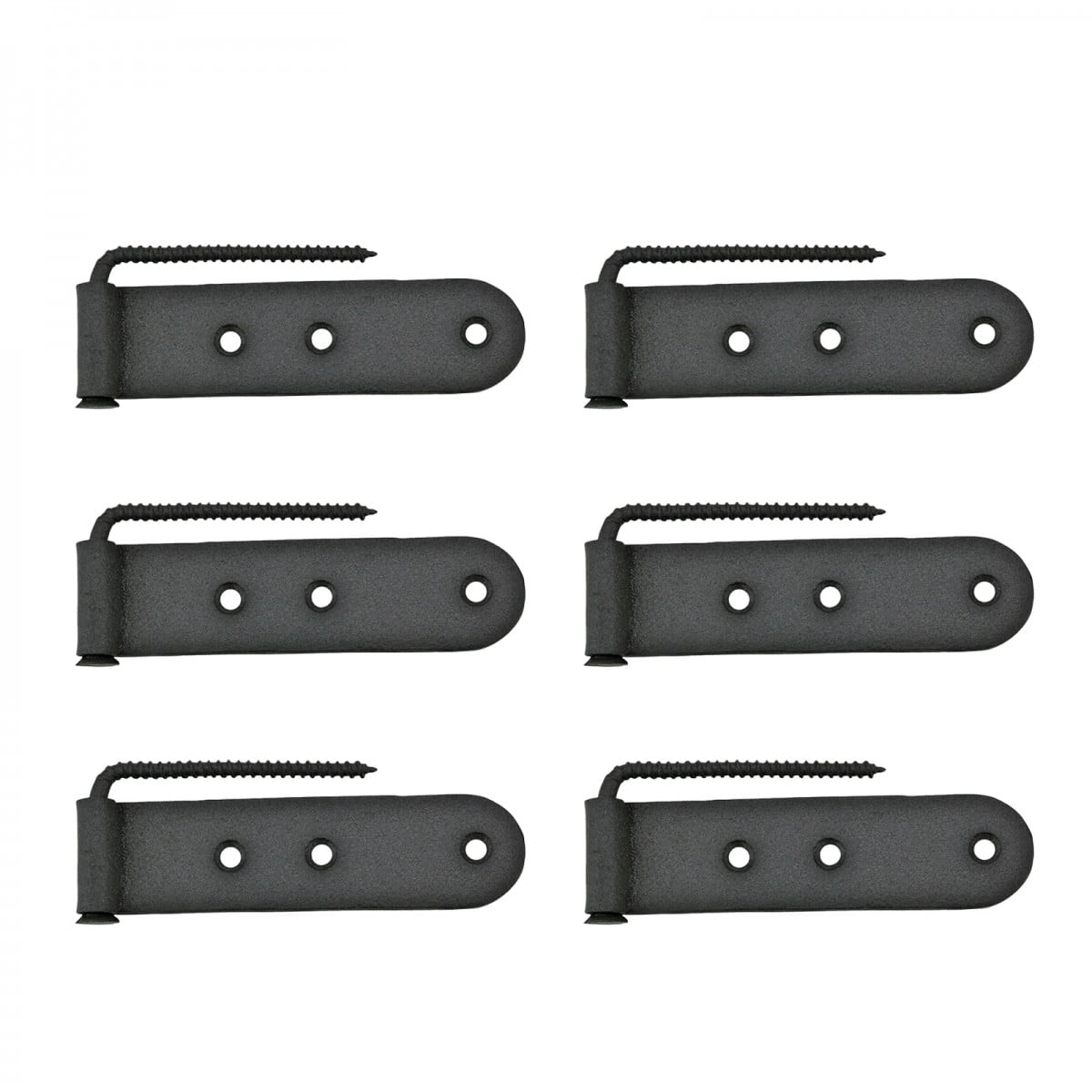 Renovators Supply Shutter Strap Hinge 4" Black Wrought Iron Galvanized ...
