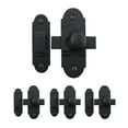 Renovators Supply Slide Bolt Latch 2" Black Wrought Iron Slide Bolt w ...