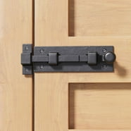Renovators Supply Slide Bolt Latch 8 3/4" Black Wrought Iron Ball Tip ...