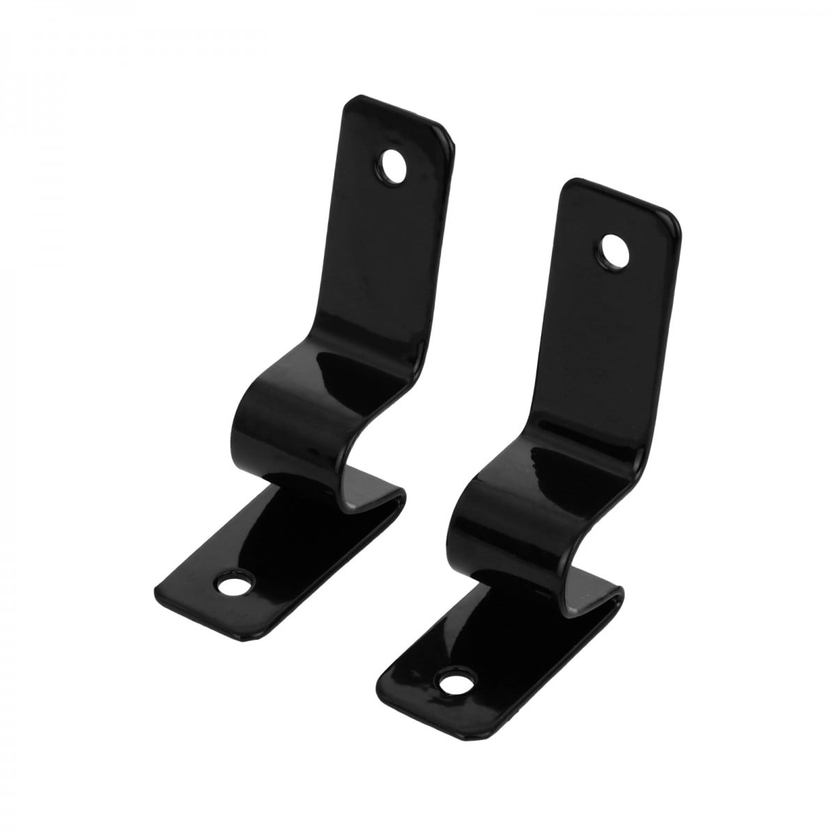 Renovators Supply Stair Rod Bracket Holders 2-3/8" Black Cast Brass ...
