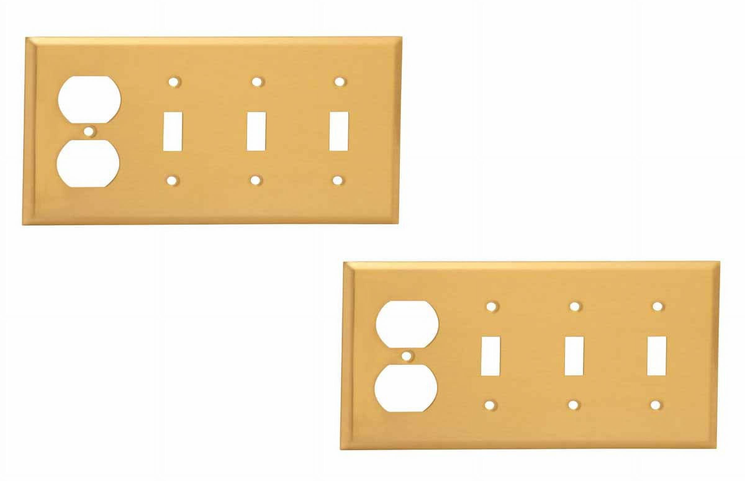 Renovators Supply Toggle Switch Plate Outlet Wall Plates 0.19 x 8.13 x ...