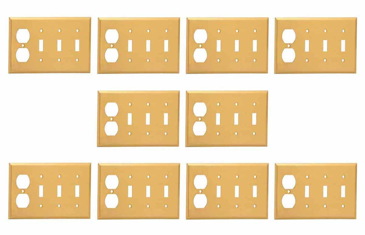 Renovators Supply Toggle Switch Plate Outlet Wall Plates 0.19 x 8.13 x ...