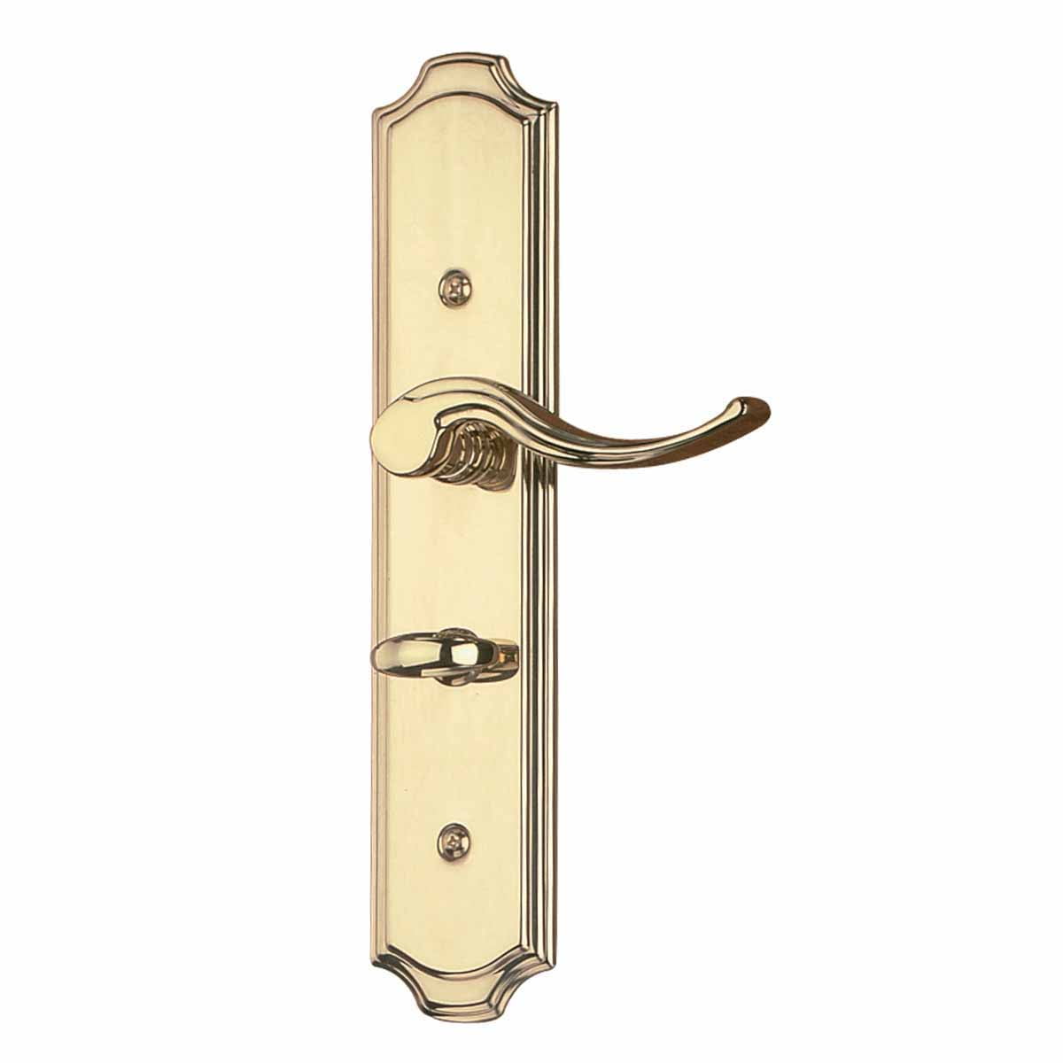 Renovators Supply Traditional Solid Brass Entry Door Lock Set Backset 2 ...