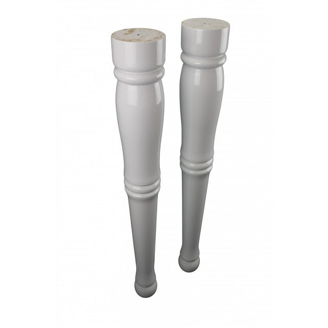 Renovators Supply White Console Sink Spindle Leg Pair for Pedestal ...