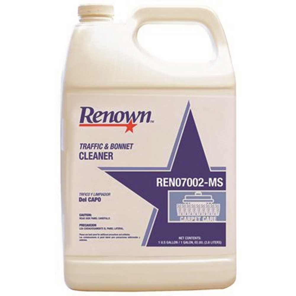 Renown 111496 128 oz. Traffic and Bonnet Cleaner Yellow - Walmart.com