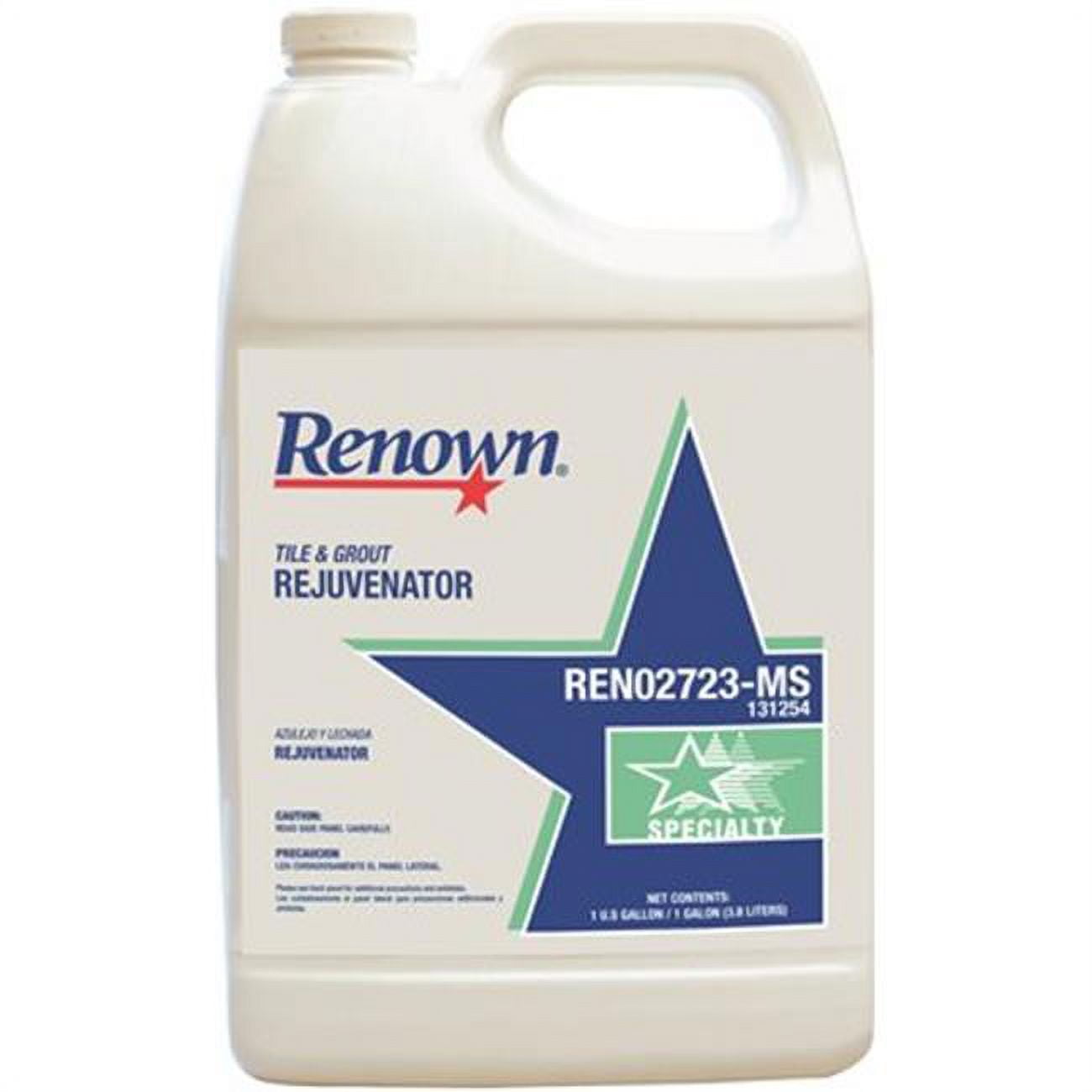 Renown Tile Grout Rejuvenator Cleaner, Removes Hard-Water Scale, 1 Gal ...