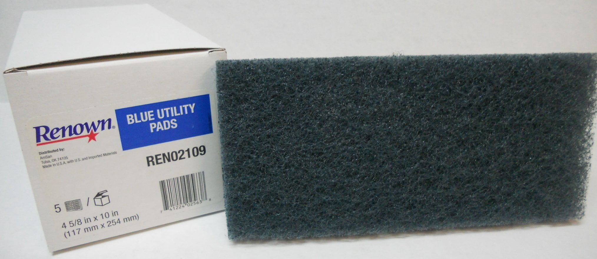 Renown Blue Utiltity Pads (REN02109) - Box of 5 - Walmart.com