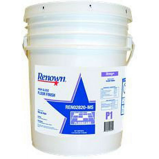 Renown High-Gloss Floor Finish, 5 Gallon, 1 Pail - Walmart.com Renown High-Gloss Floor Finish, 5 Gallon, 1 Pail - Walmart.com