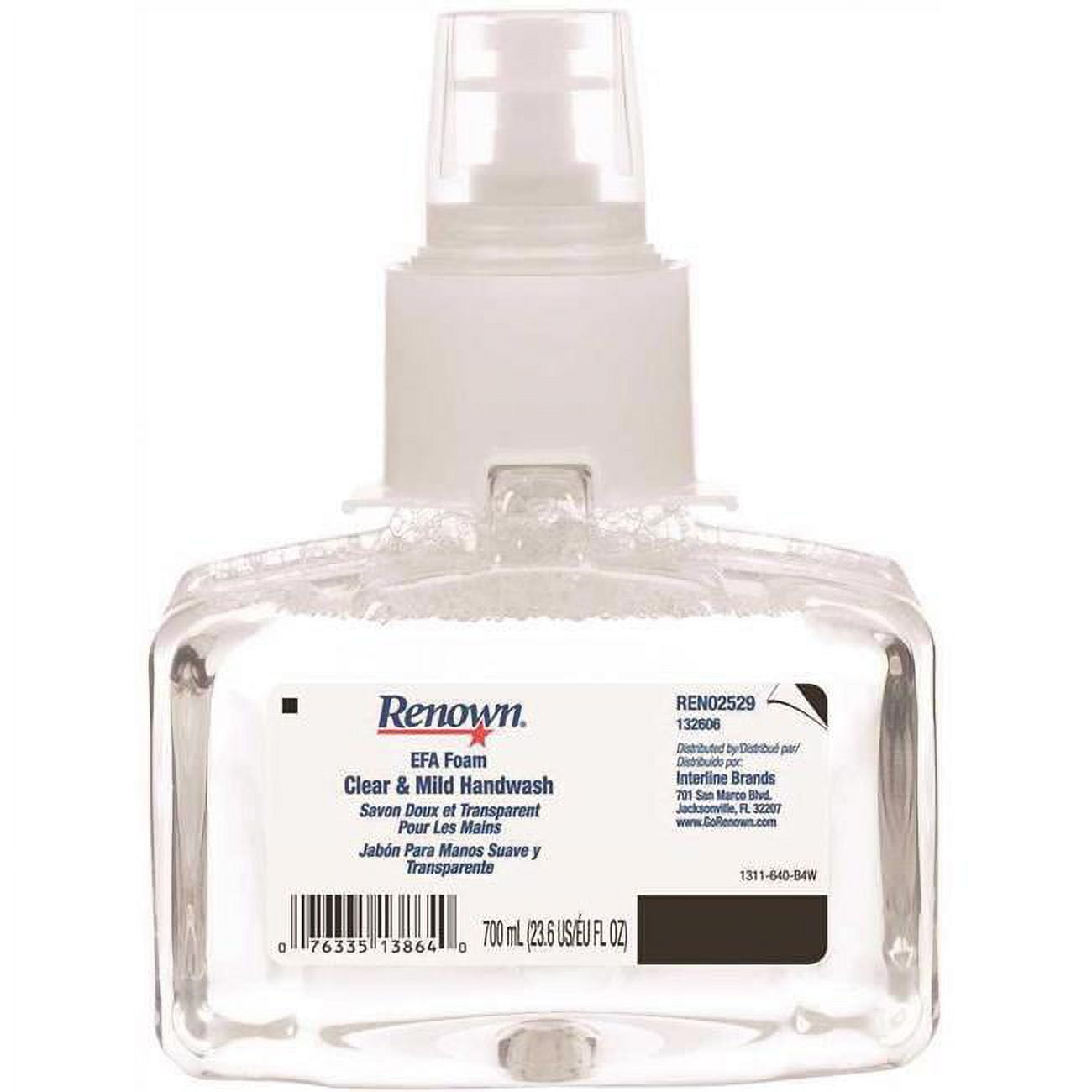 Renown REN02529 EFA 700 ml Foam Hand Soap Clear - Walmart.com