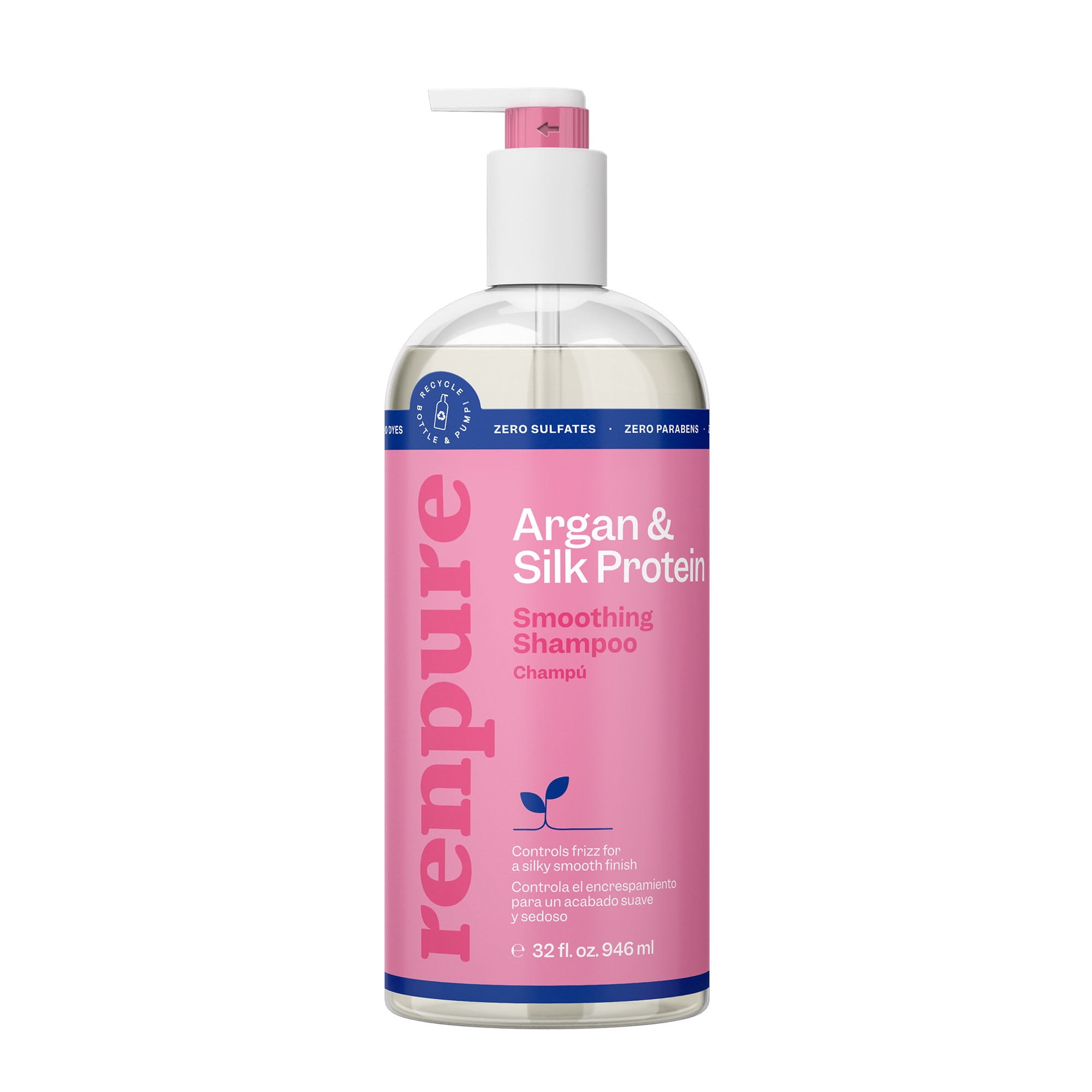 Renpure Argan and Silk Protein Smoothing Shampoo, for All Hair Types ...