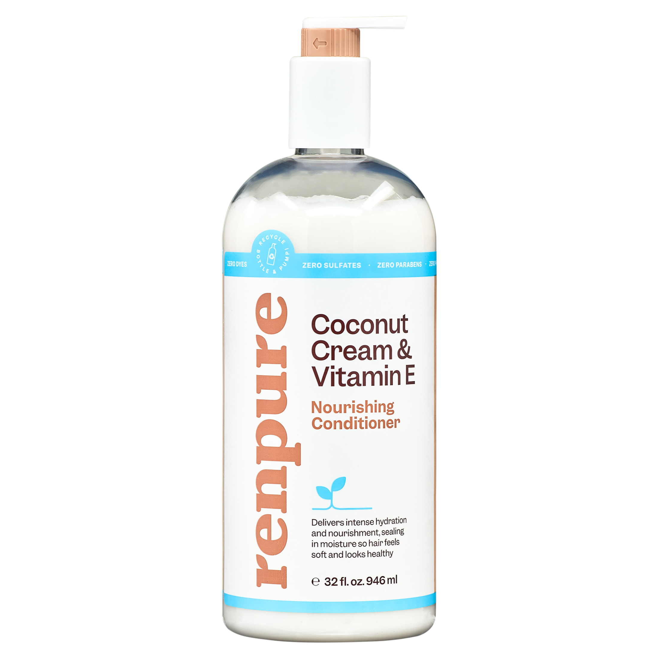 Renpure Coconut Vitamin E Shampoo 19oz - Walmart.com