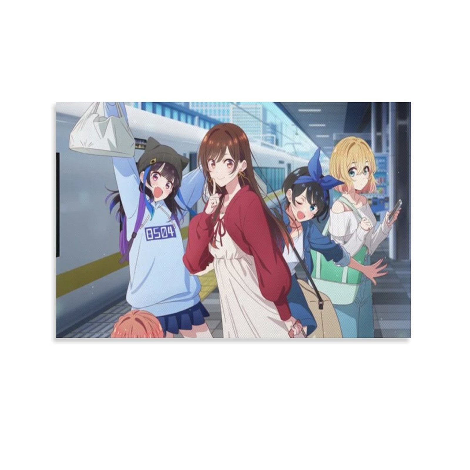 Rent A Girlfriend Anime Poster (16) Artworks Canvas Poster Room ...