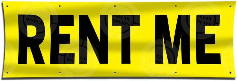 Rent ME (3ft X 9ft) Banner Lease Sign Open Move in Display Storage ...