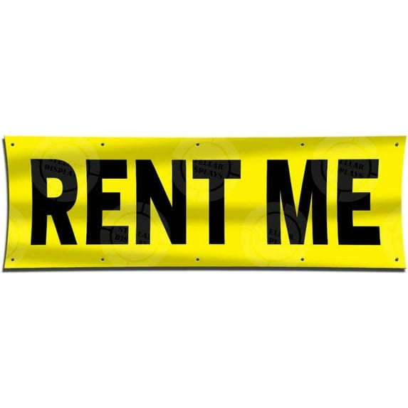 Rent ME (3ft X 9ft) Banner Lease Sign Open Move in Display Storage ...