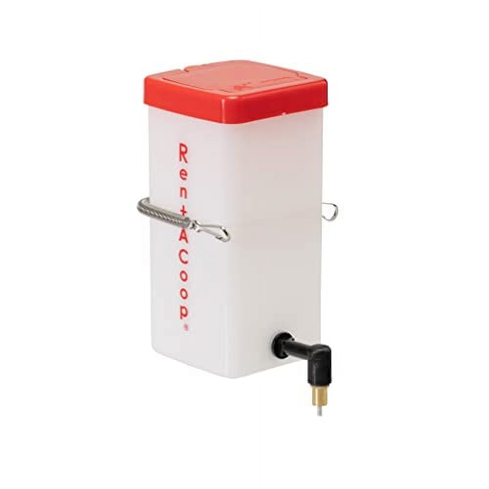 RentACoop 32 Oz Small Animal Drinker with BPA-Free Brass Nozzle ...