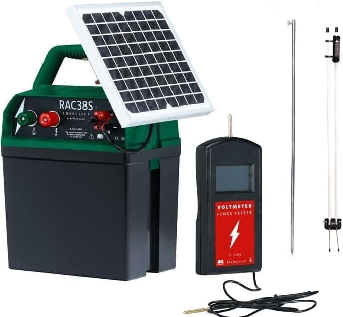 RentACoop Electric Poultry Netting Accessory Set with Solar Fence ...